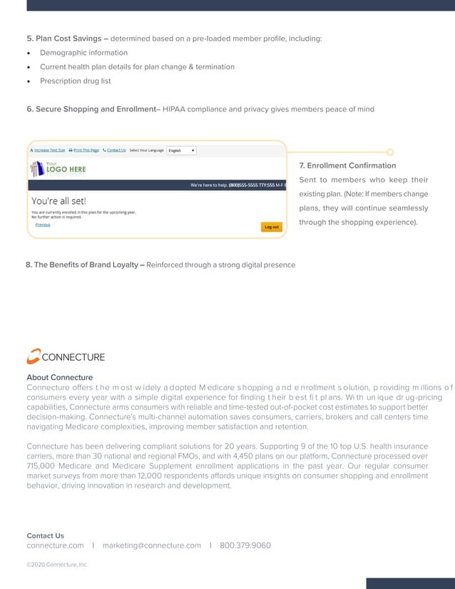 ConnectureDRX - Medicare Retention Suite - Health Plans | PDF