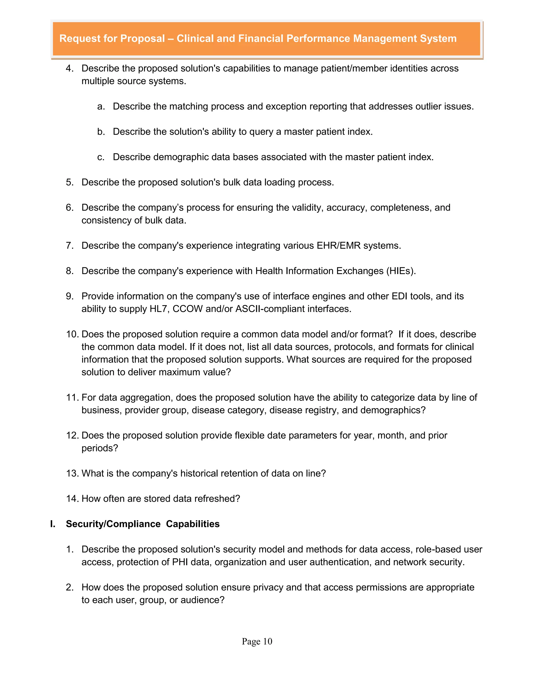 Medicare Advantage RFP Sample | DOCX