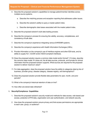 Medicare Advantage RFP Sample | DOCX