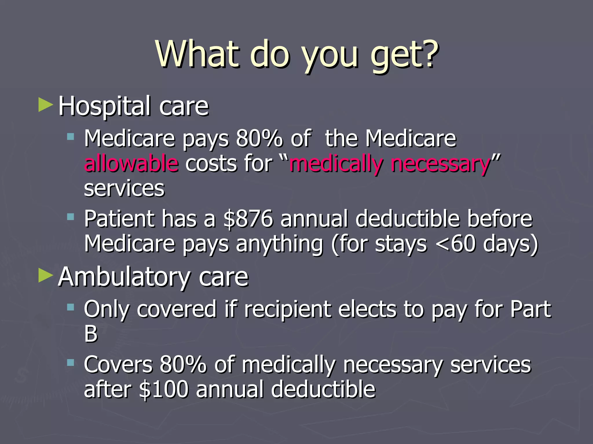 Medicare and medicaid | PPT