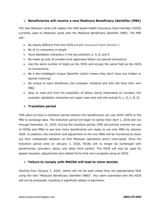 Medicare Beneficiary Identifiers – Key Points Anesthesiologists Must ...