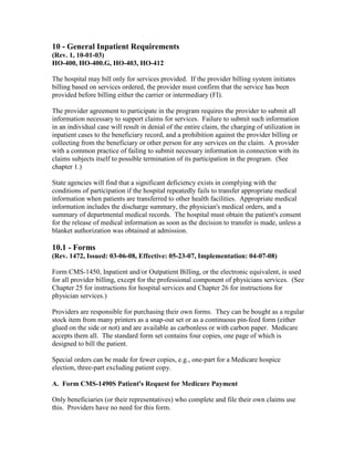 Medicare claims processing manual | PDF