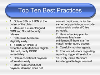 Medicare: Primary Payer Compliance | PPT