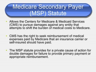 Medicare: Primary Payer Compliance | PPT