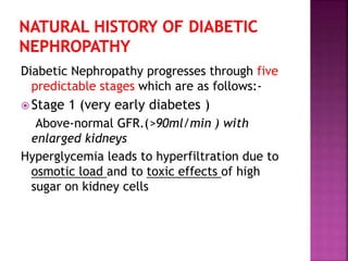 Early diagnosis of diabetic nephropathy | PPTX
