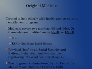 Medicare overview presentation | PPT