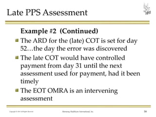 Medicare PPS Schedule: Managing Early, Late, and Missed PPS Assessments ...