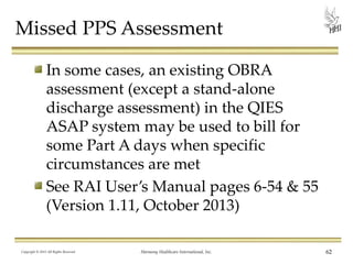 Medicare PPS Schedule: Managing Early, Late, and Missed PPS Assessments ...