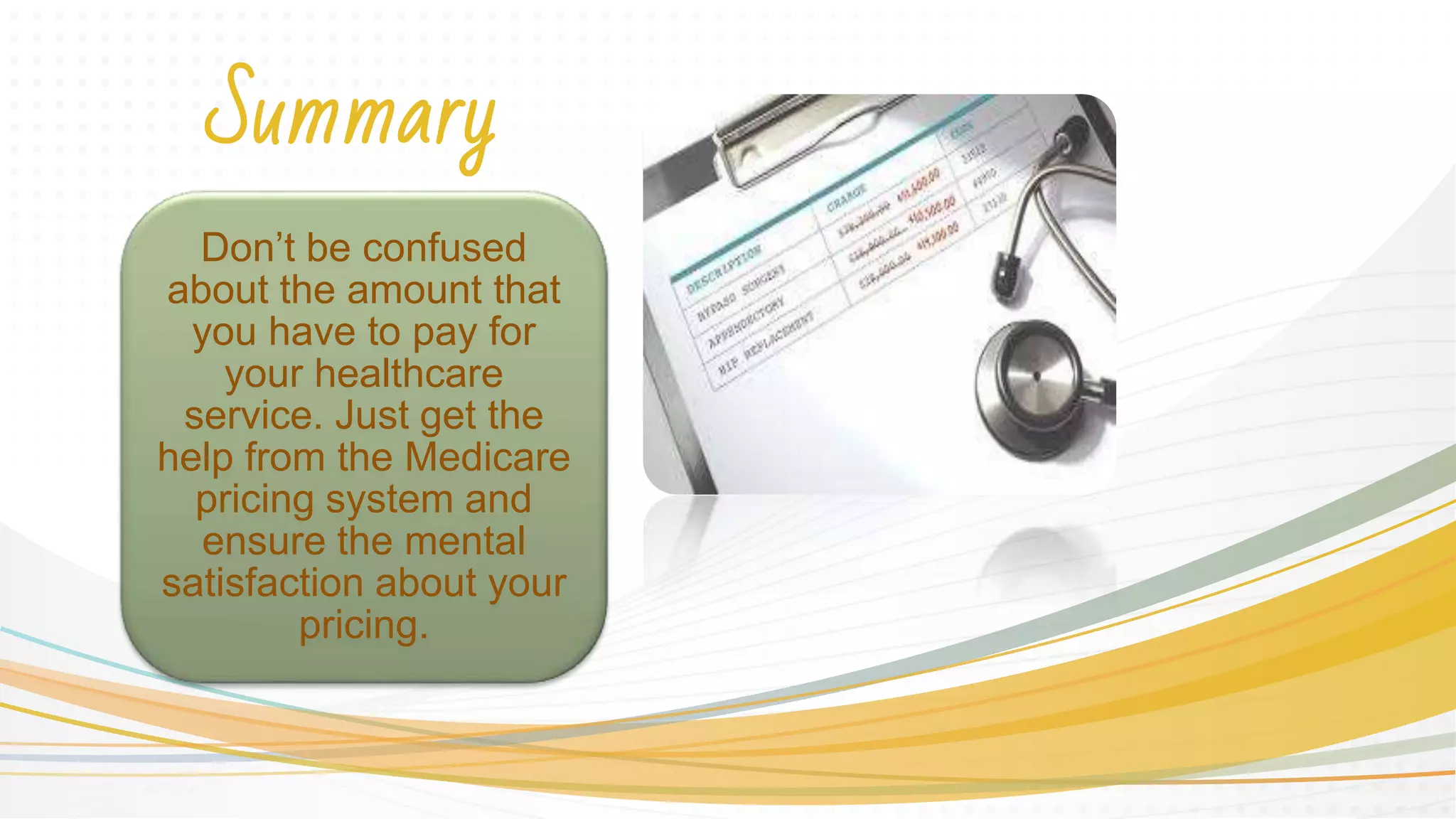 Medicare Pricing Systems Used to Estimate the Medicare Payment System ...