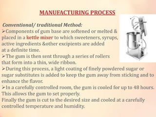 Medicated chewing gums-A glimpse | PPT