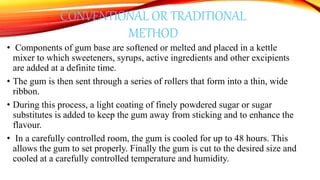 Medicated chewing gums | PPTX