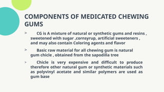 MEDICATED CHEWING GUMS IN REDUCING SMOKING | PPTX