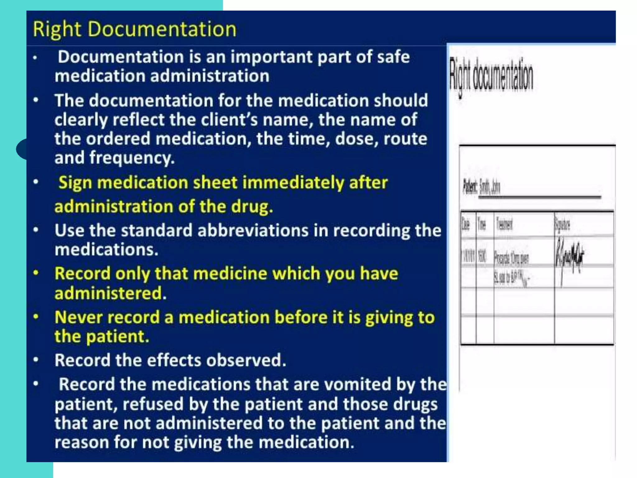 Medication administration | PPTX