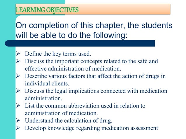 Medication administration | PPTX