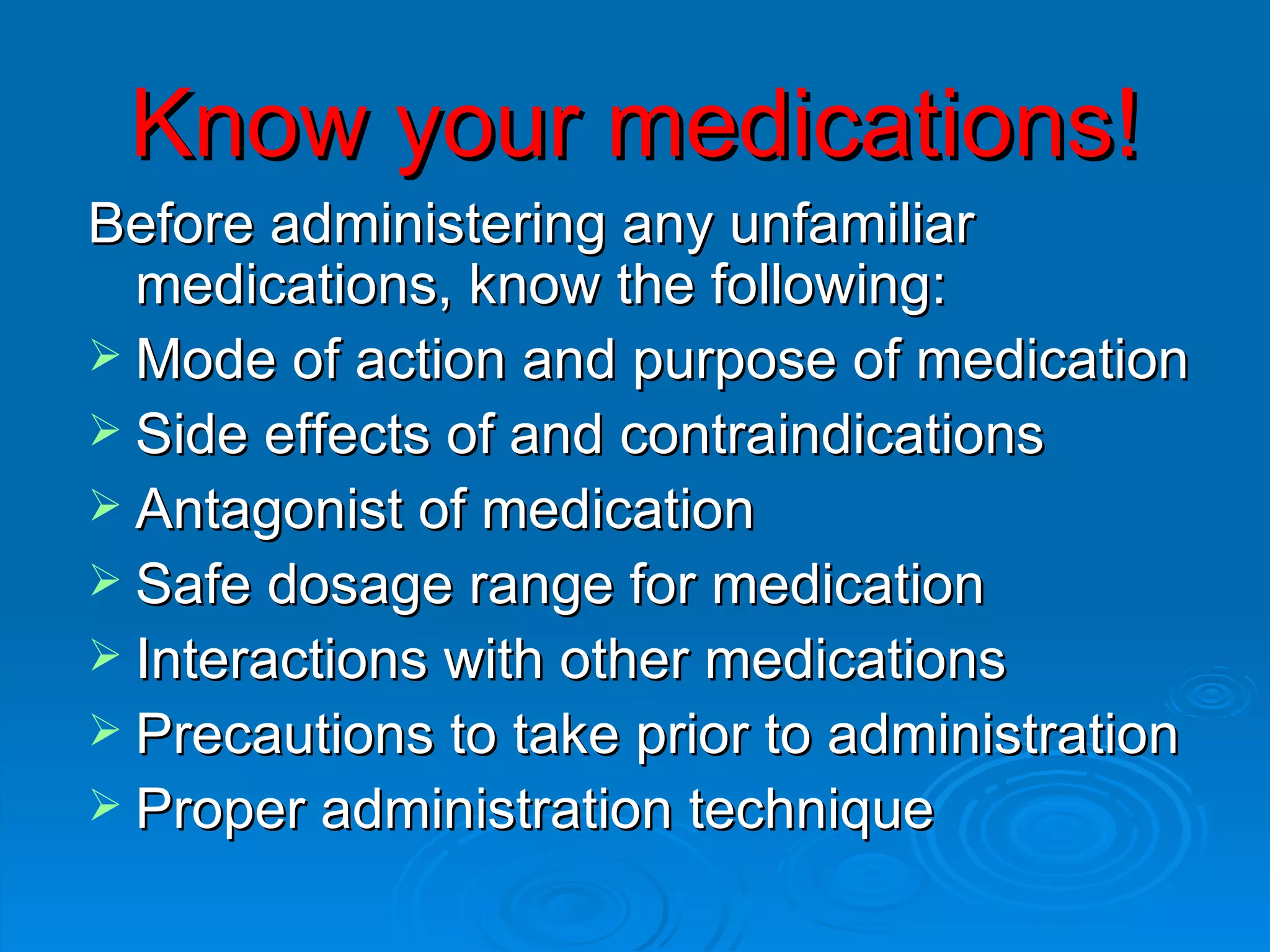 Medication Administration | PPT