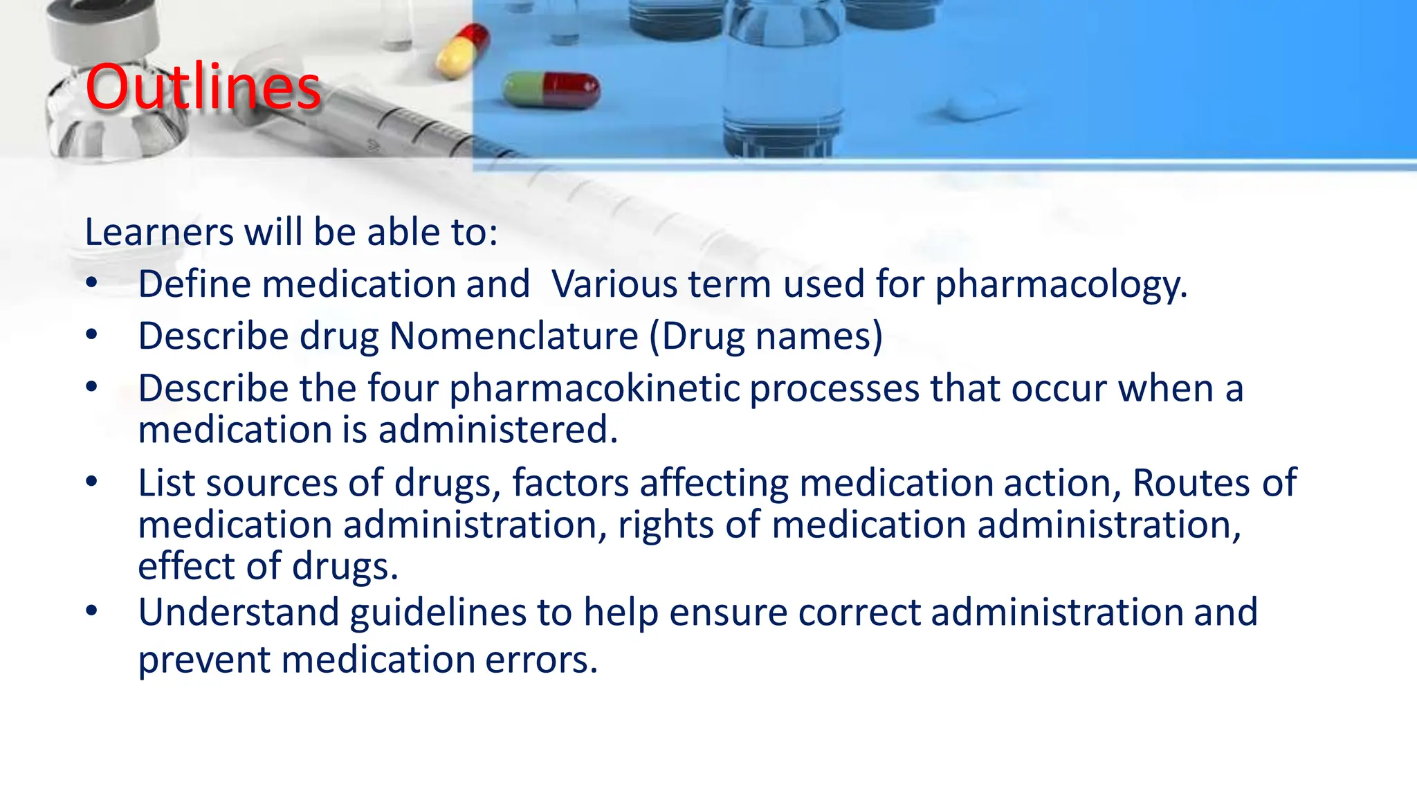 MEDICATION /MEDICATION ADMINISTRATION.. | PPT