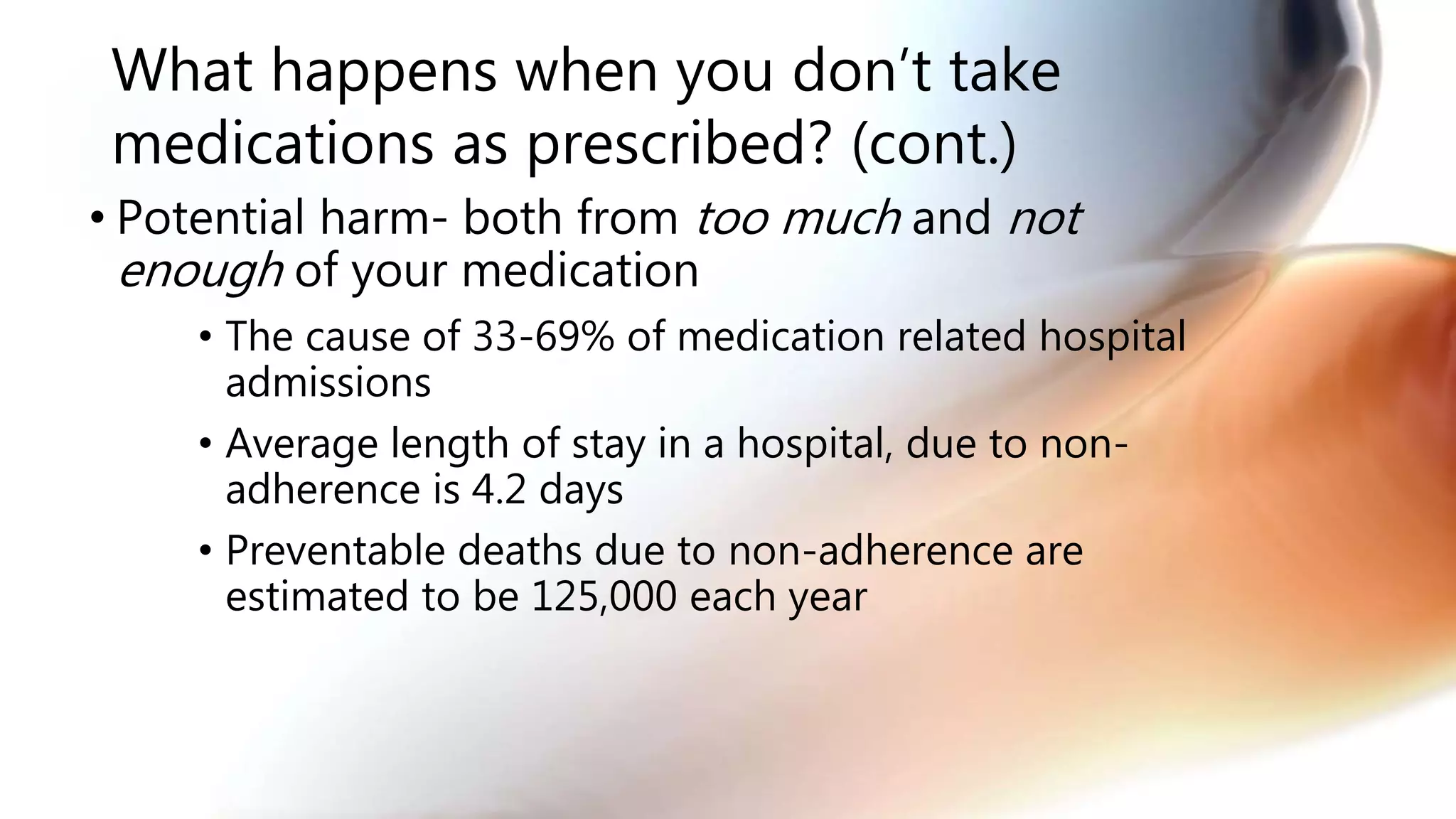 Medication adherence | PPTX