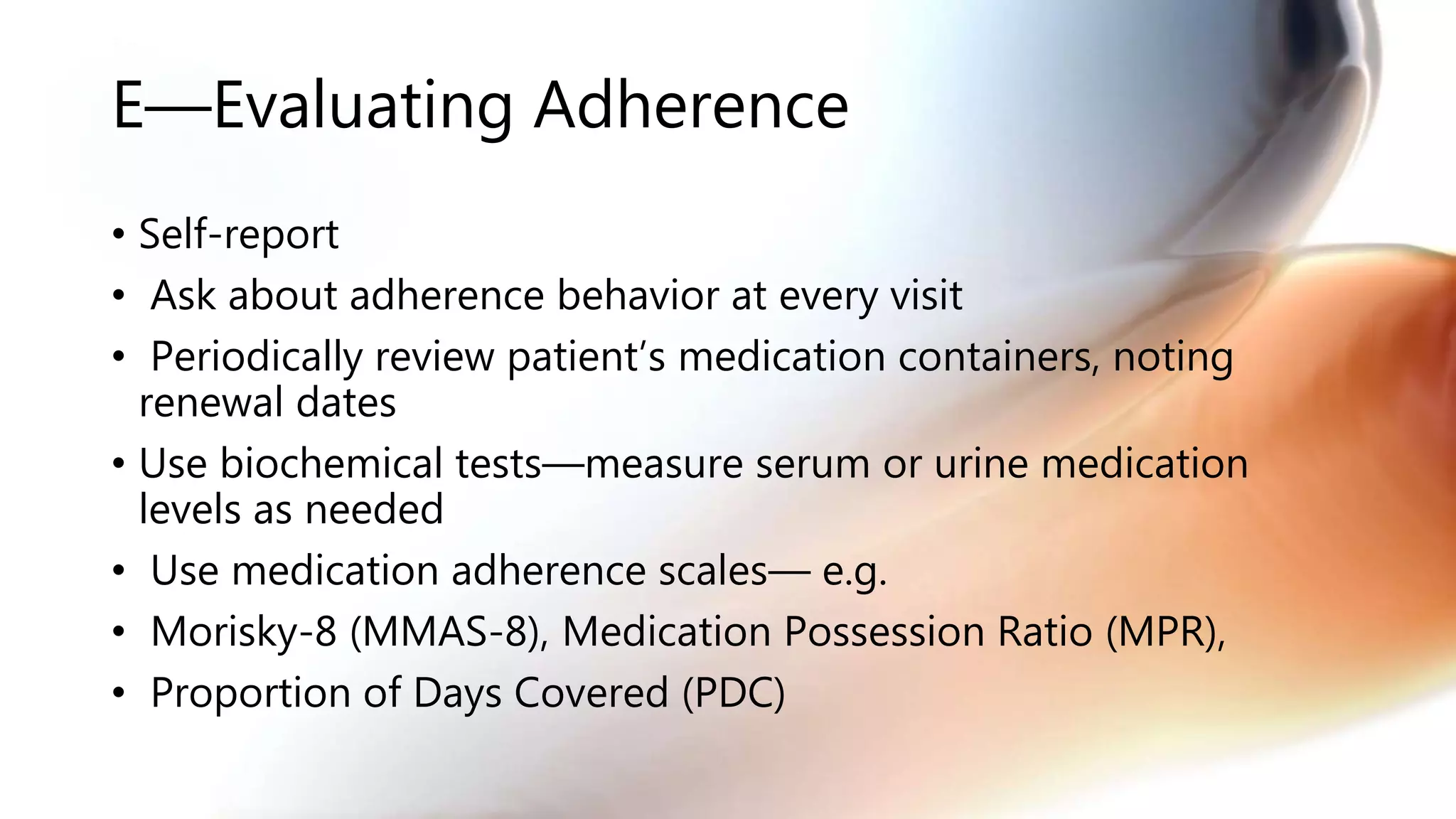 Medication adherence | PPTX