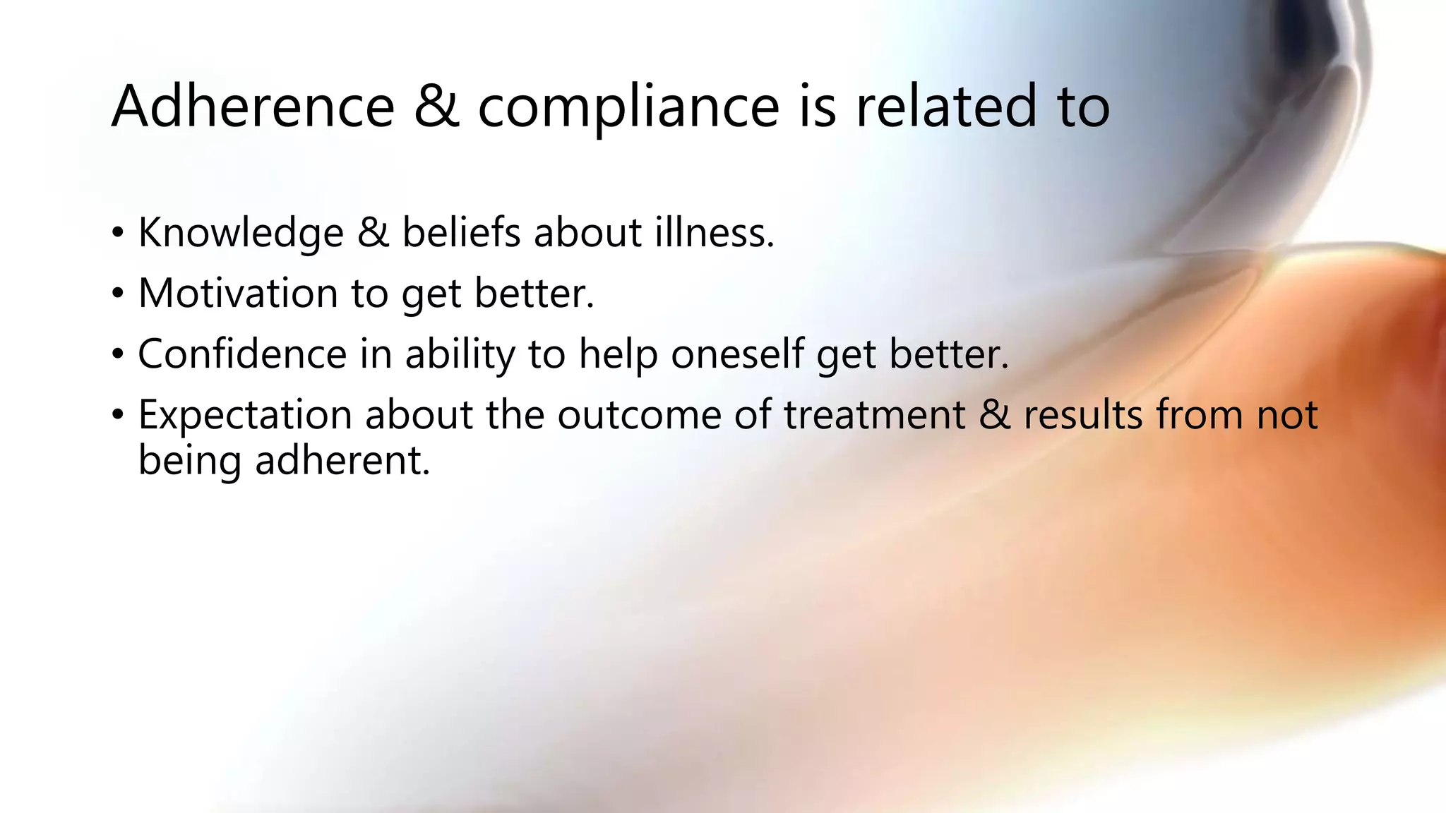 Medication adherence | PPTX