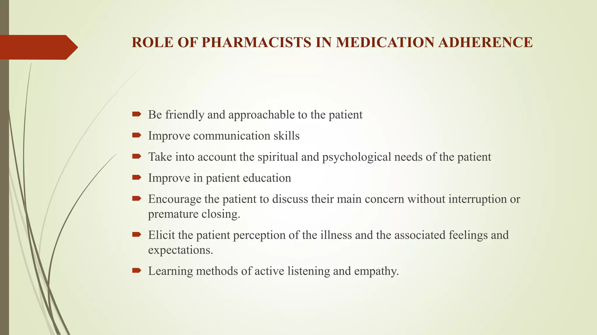 Medication adherence, | PPTX