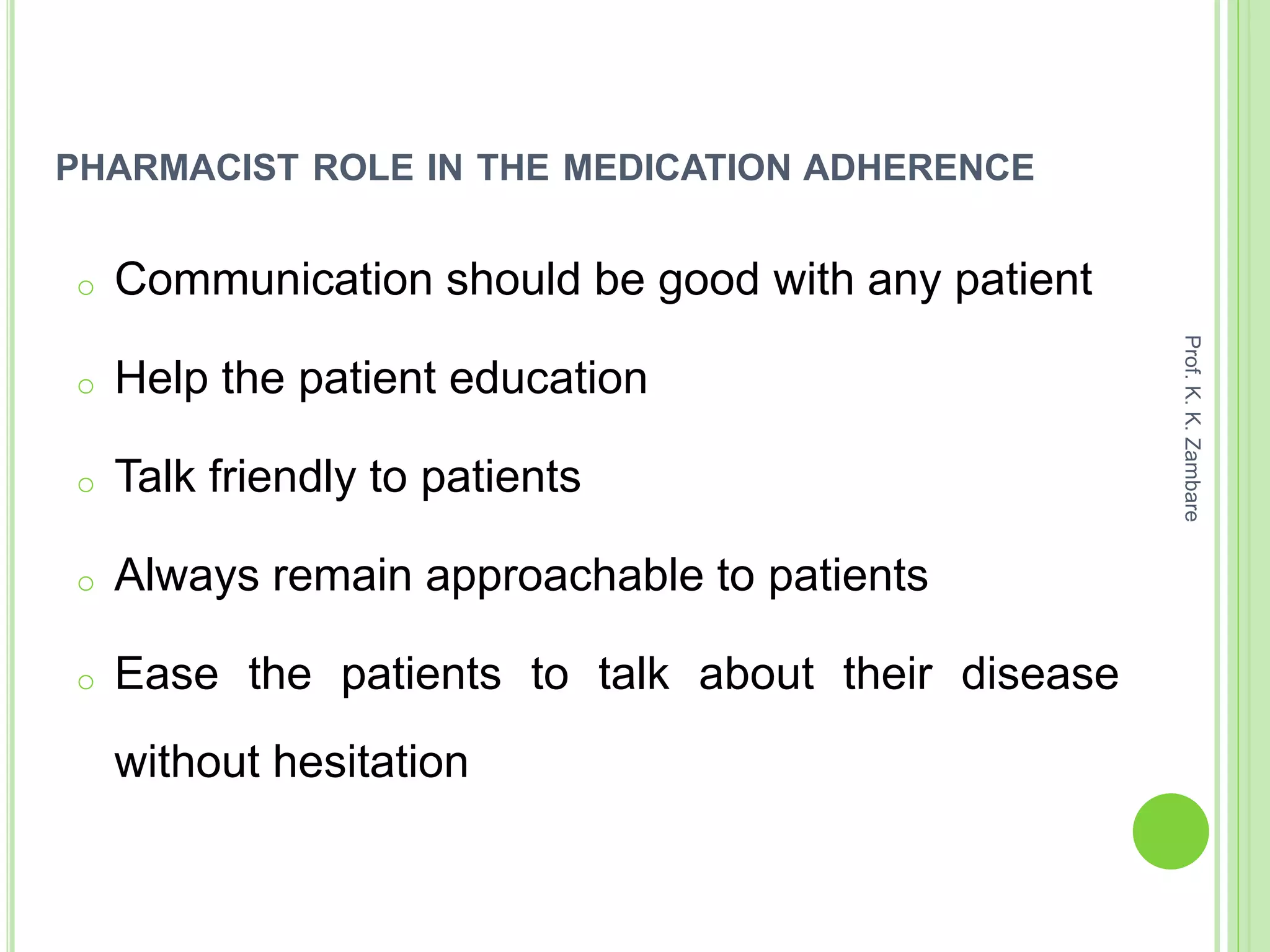 Medication adherence | PPTX