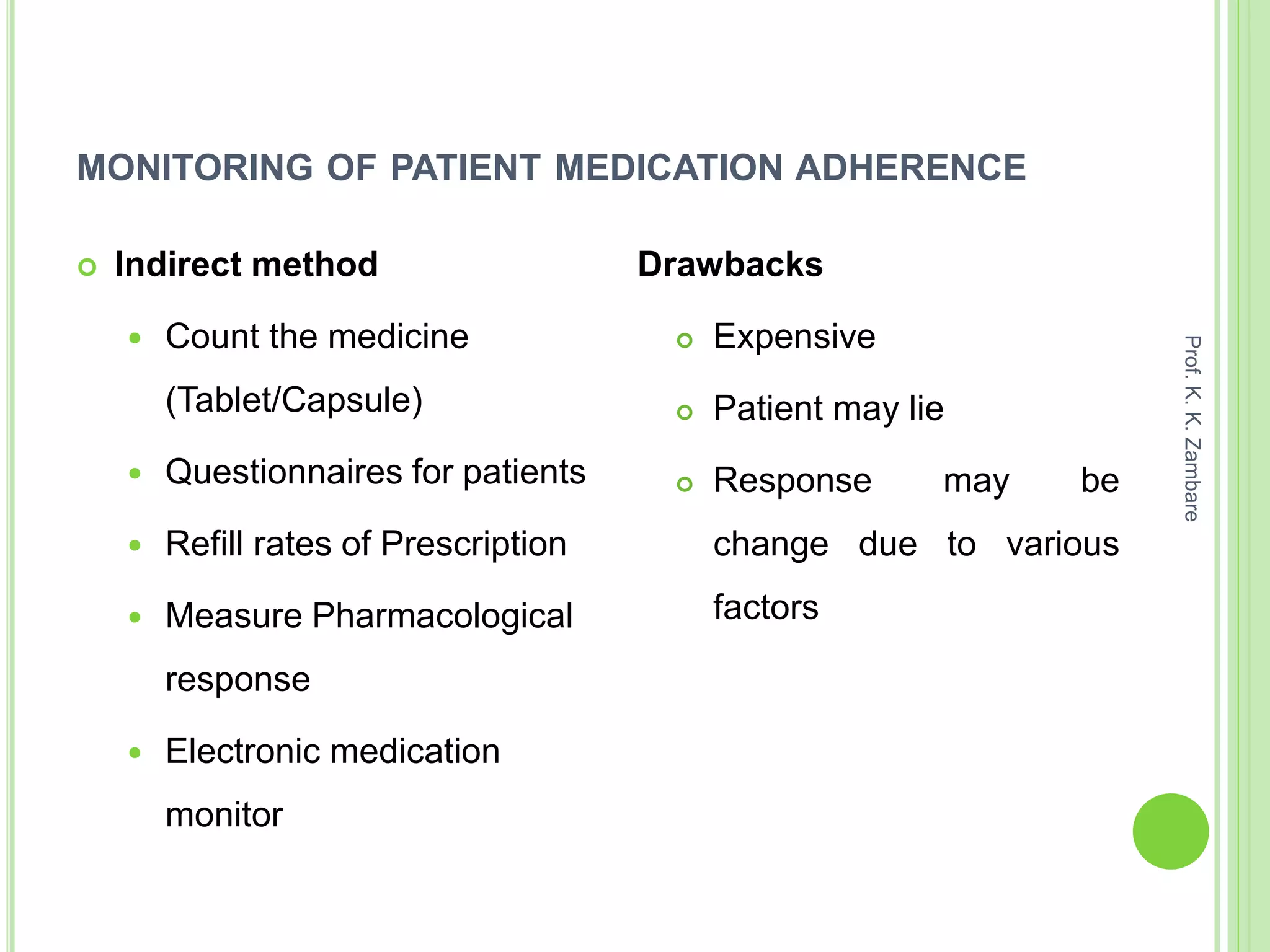 Medication adherence | PPTX