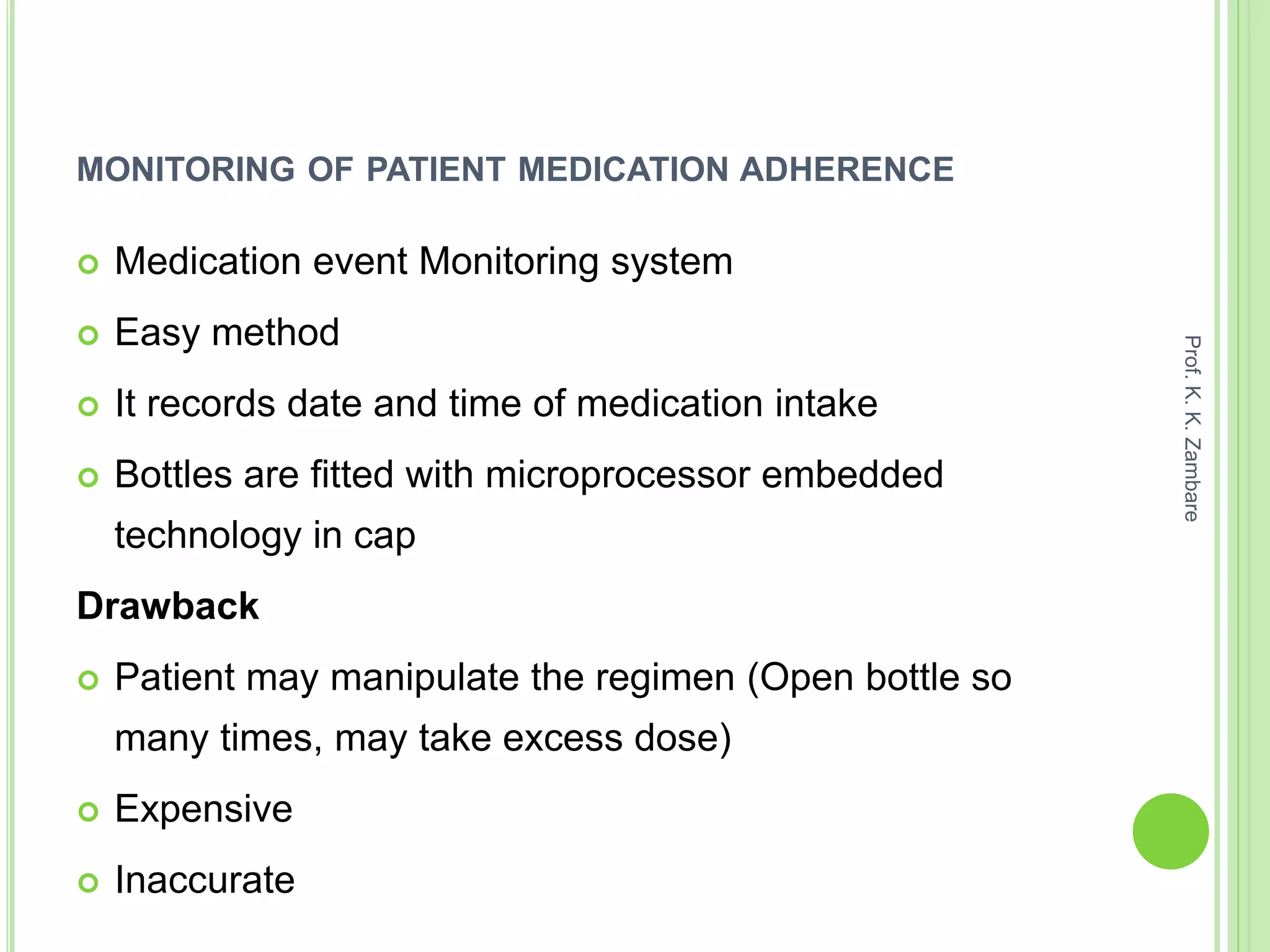 Medication adherence | PPTX