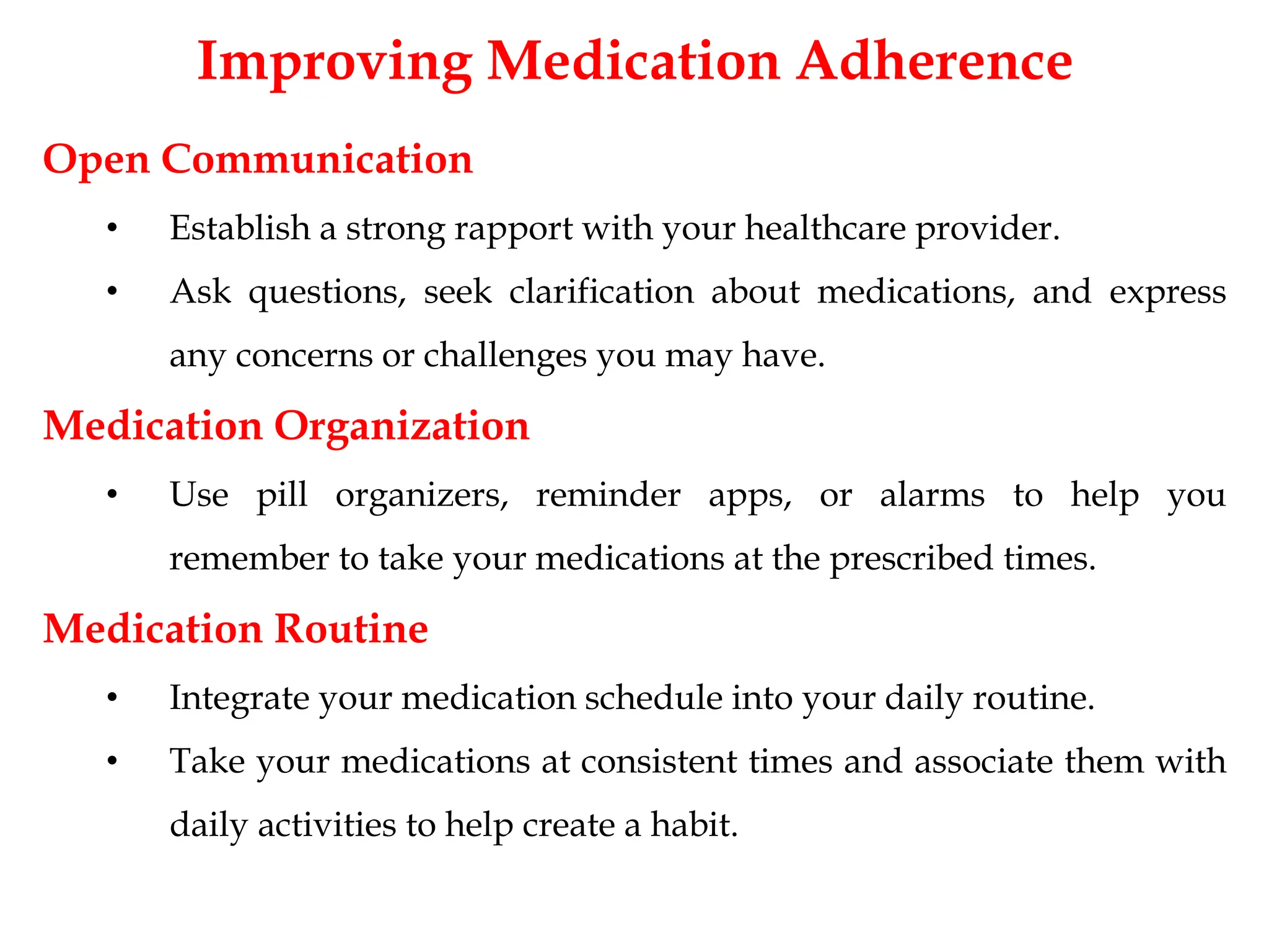 Medication Adherence & Role of Pharmacist | PPTX