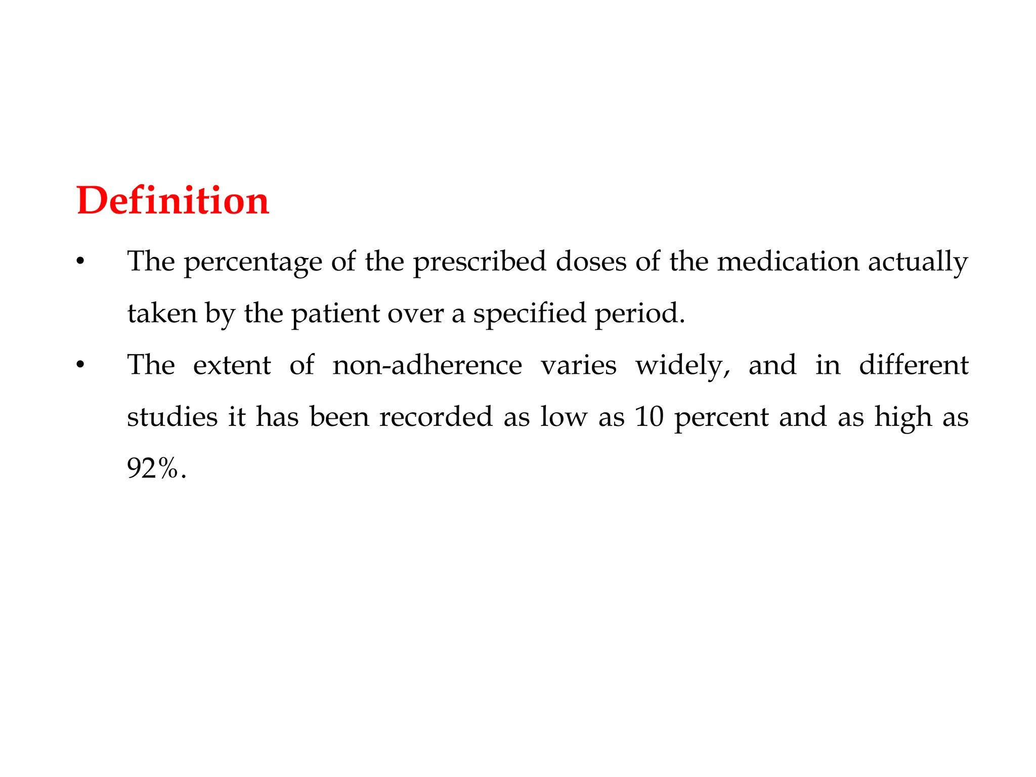 Medication Adherence & Role of Pharmacist | PPTX
