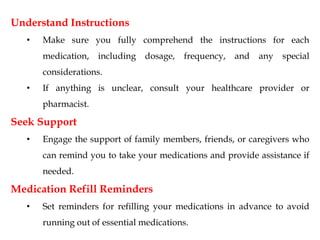 Medication Adherence & Role of Pharmacist | PPTX