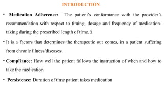 medication adherence pharmacy practice .pptx