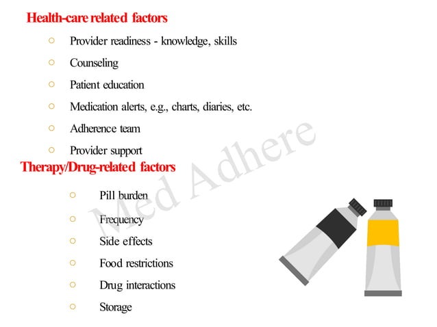 Medication Adherence.pptx Medication Adherence: Importance, Challenges ...