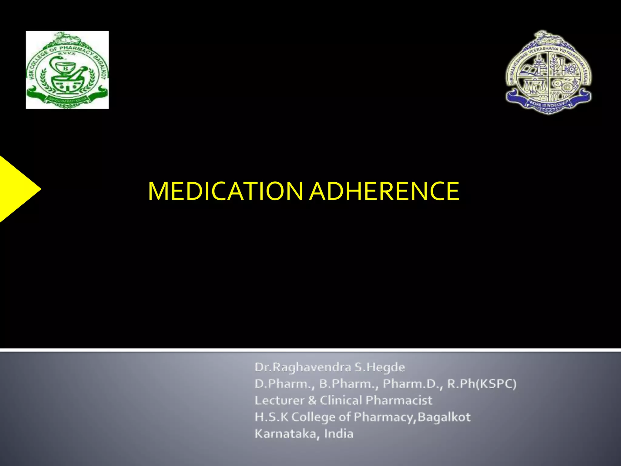 Medication Adherence | PPTX