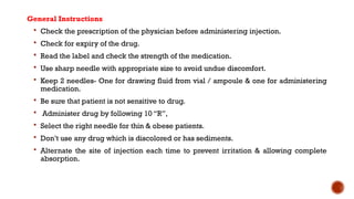 Medication Administration procedure (Oral, IM, IV & Inhalation)) | PPT
