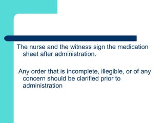 Medication administration | PPT