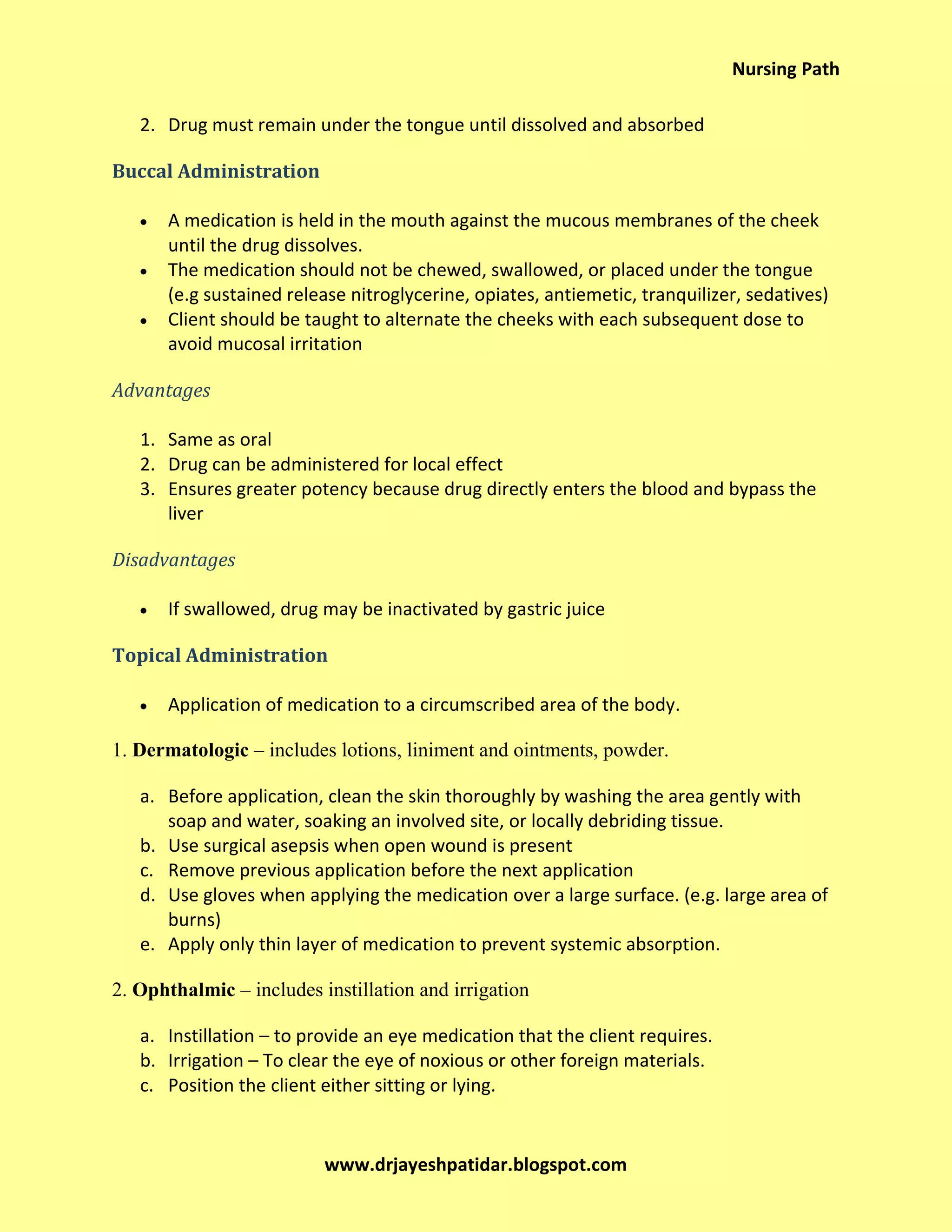 Medication administration | PDF