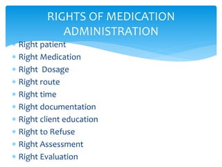 Medication administration | PPTX