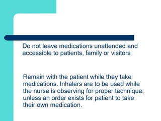 Medication administration SHIVA NAGU | PPTX