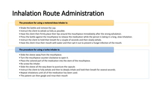 Medication administration | PPTX
