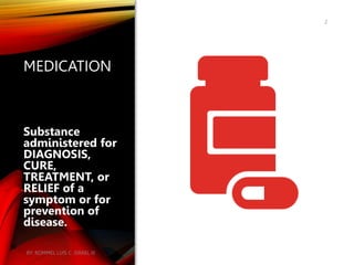 MEDICATION ADMINISTRATION AND BASIC COMPUTATION | PPTX