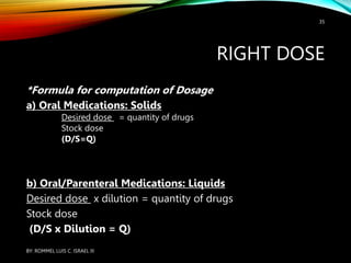 MEDICATION ADMINISTRATION AND BASIC COMPUTATION | PPTX