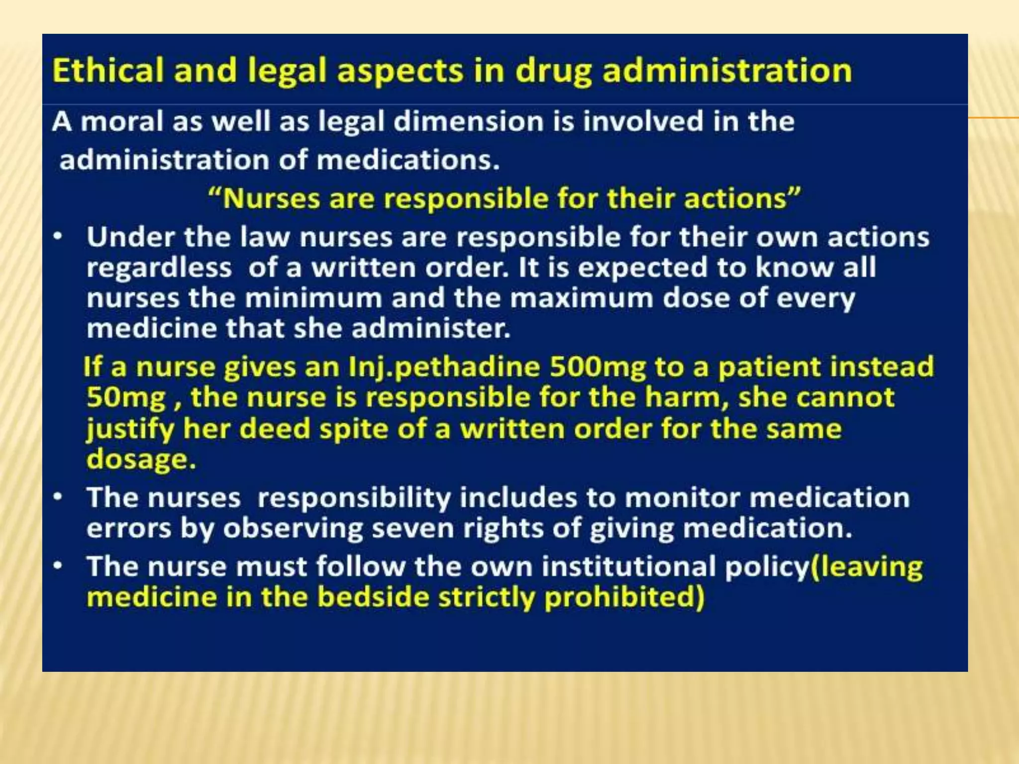 Medication administration - NABH ( Dhananjay Pratap ) | PPTX
