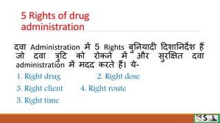 Medication administration oral medication in hindi | PPTX