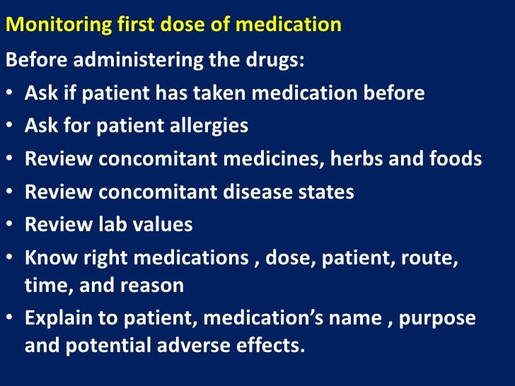 Medication administration