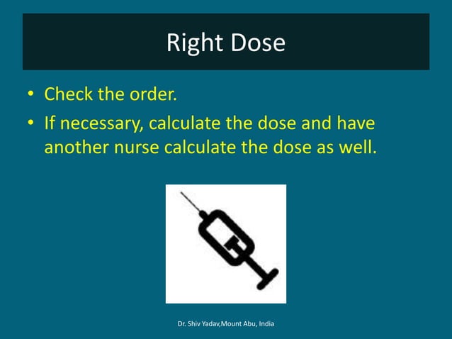 Medication Administration - Eight Rights of Medication Administration | PPT