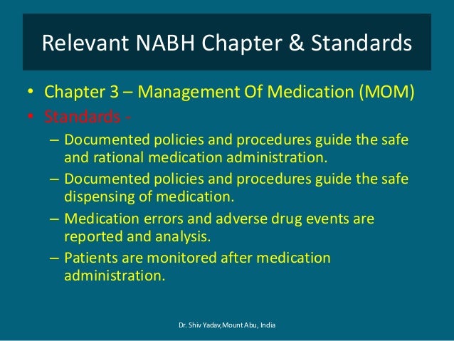 Medication Administration - Eight Rights of Medication Administration