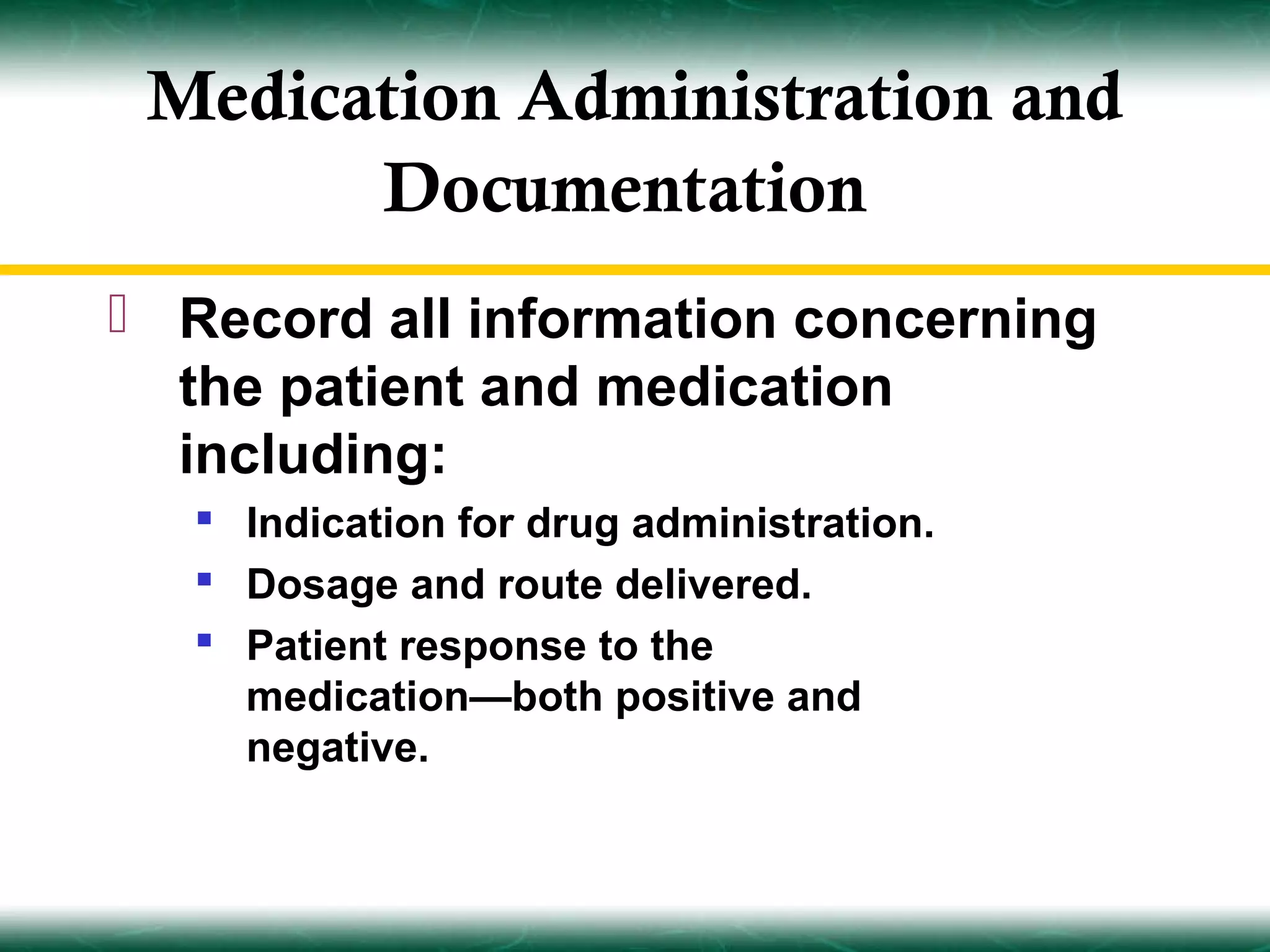 Medication administration part 1 | PPT