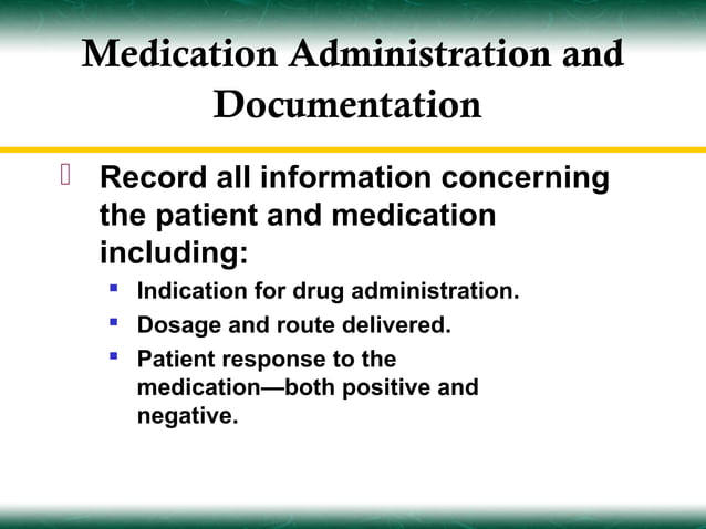 Medication administration part 1 | PPT