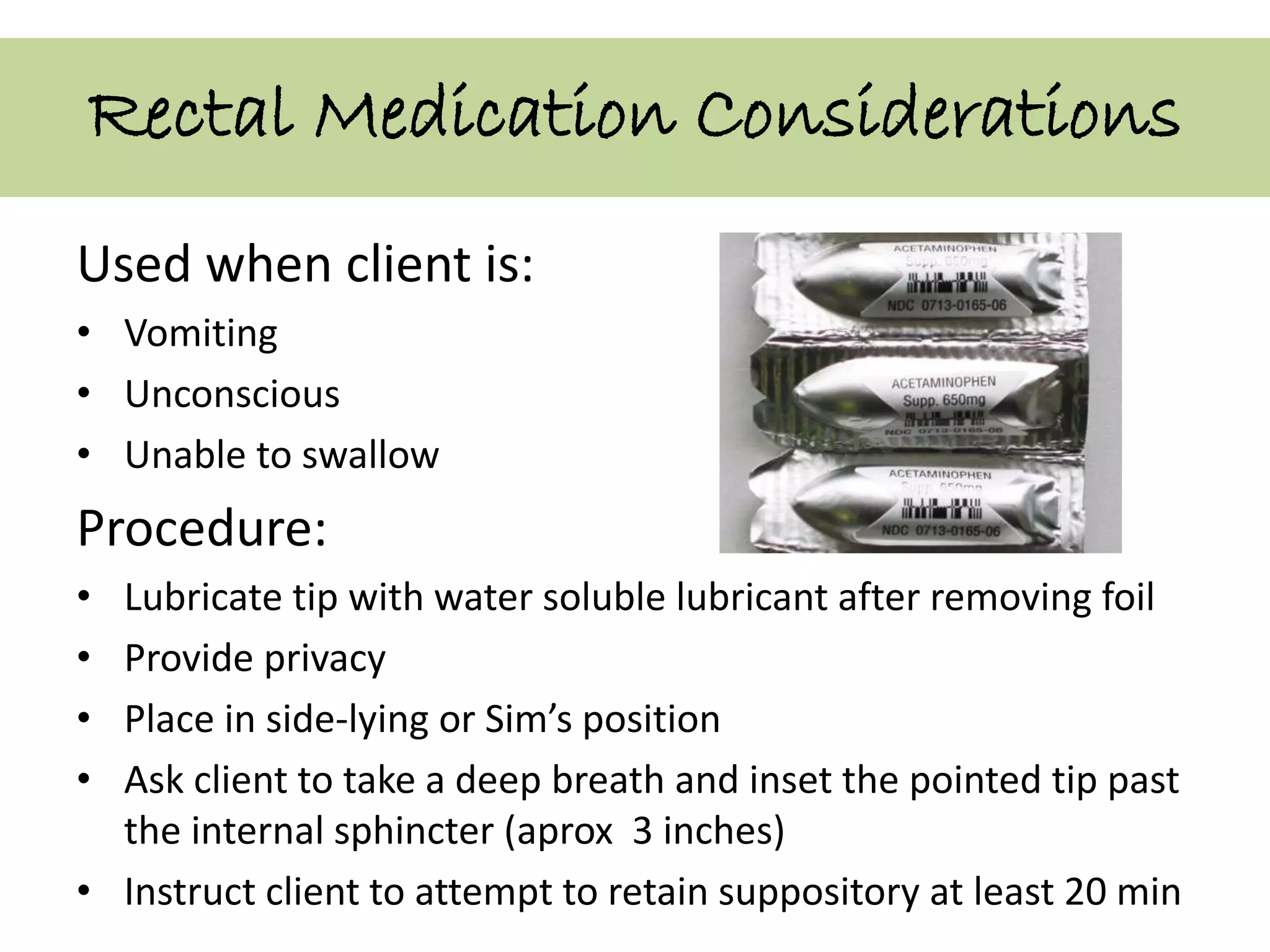 Medication administration via the gastrointestinal (gi) | PPTX
