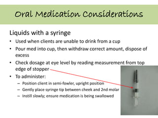 Medication administration via the gastrointestinal (gi) | PPT